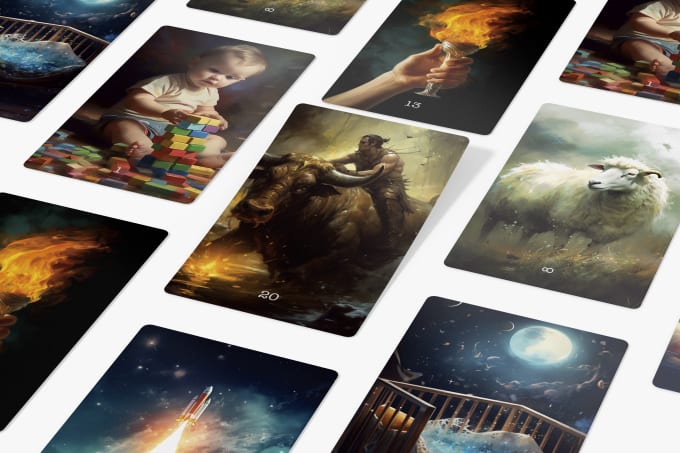Design unique oracle and tarot cards for you by Aura_artistry | Fiverr