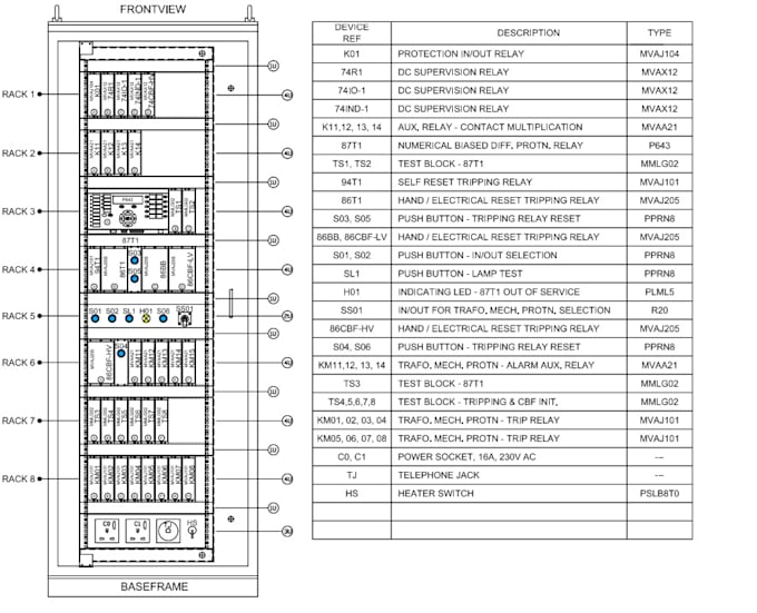 Do electrical schematic , sld , wiring ,plc and panel design in autocad ...