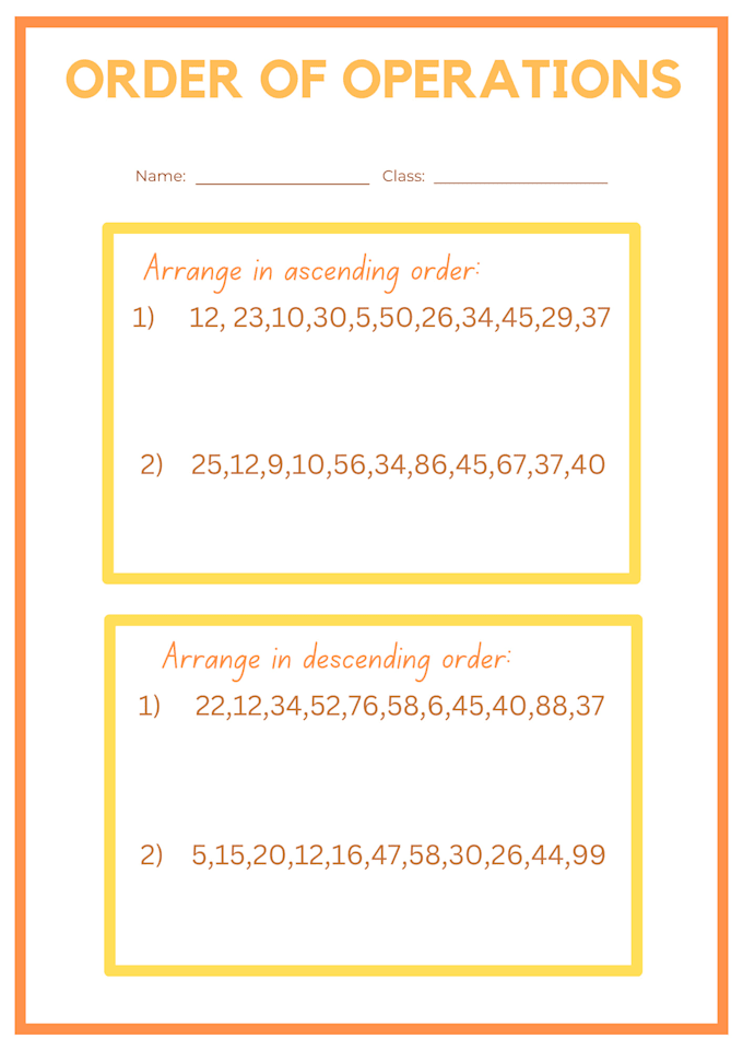 Create math worksheets for kids by Eman_afzal__ | Fiverr