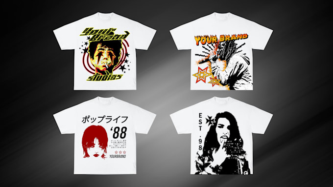 Create grunge, y2k, edgy streetwear design by Ltciamichelle | Fiverr