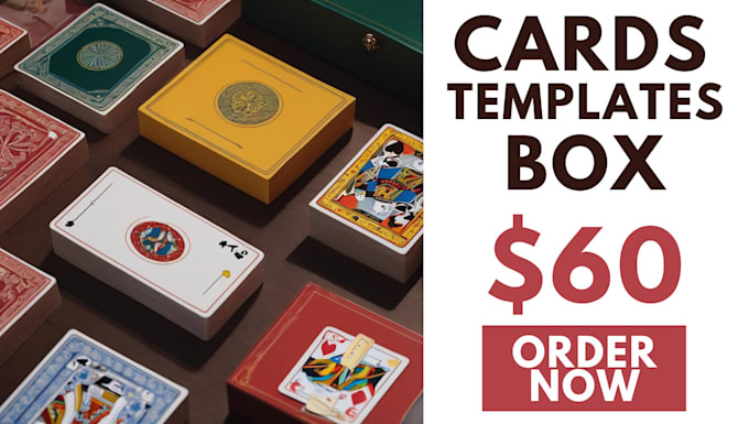 Draw card game art, card game design, 3d card game, card box, board ...