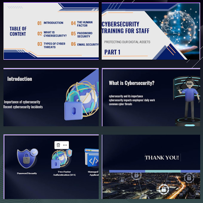 Create cyber security infographics and presentation by Nabi_alvi | Fiverr