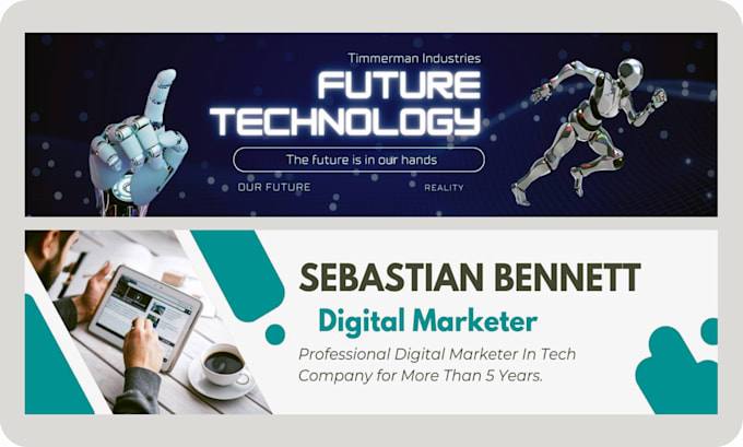 Design a professional website banner or header design by Umair_designr3 ...