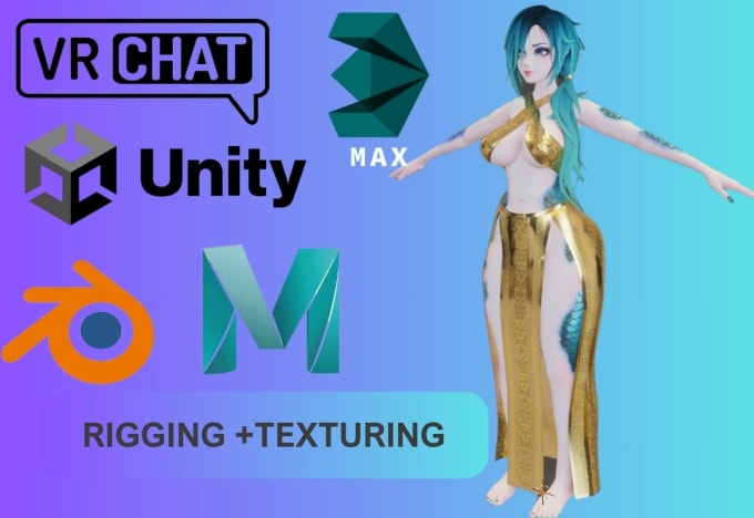 Do 3d Model Custom Vrchat Avatar Vrcvr Character Vr Avatar Vrmodel