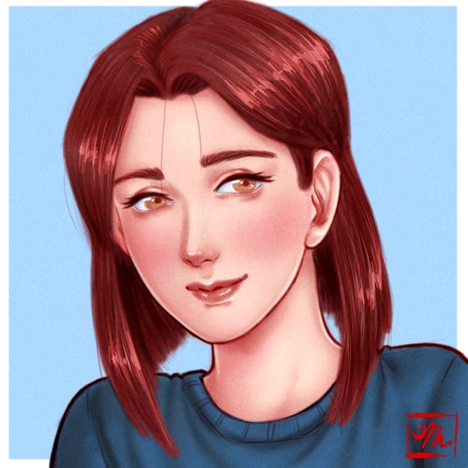Illustrate portrait, cartoonized, anime and manga by Malayamayari | Fiverr
