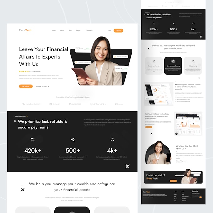 Make a modern, clean and intuitive ui ux website design by Rifyas_ | Fiverr
