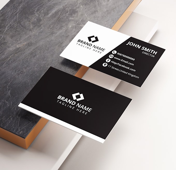 Do modern luxury business card designs within 12 hours by ...