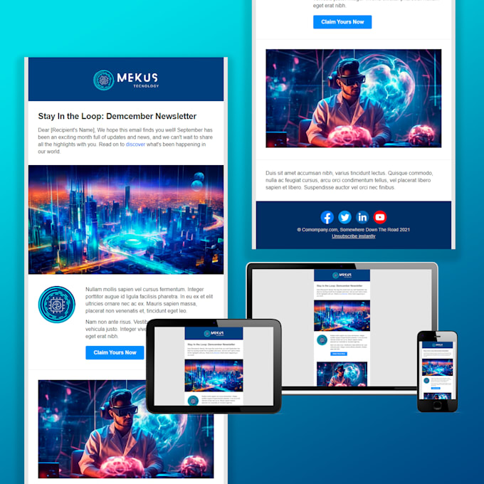 Help you to make a responsive html email template by Kryst16 | Fiverr