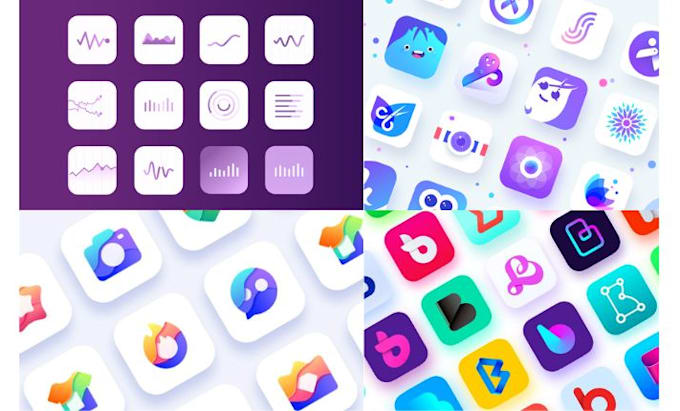 Design mesmerizing mobile app logo icon splash screen for ios android ...
