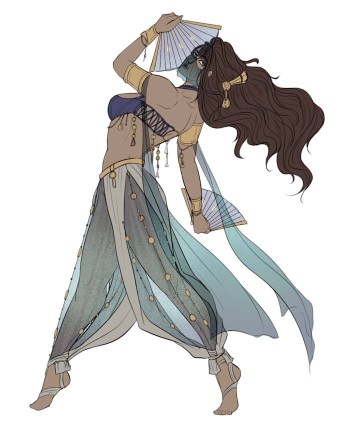 Create character art for your dnd characters by Clara_noelle | Fiverr