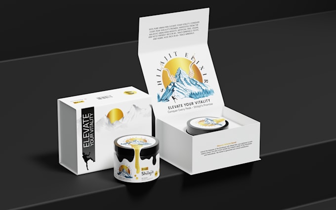 Create a premium shilajit label packaging design by Kulkicreatives | Fiverr