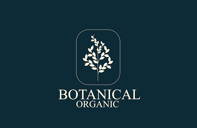 Design a custom botanical logo and brand identity by Creativeicons | Fiverr