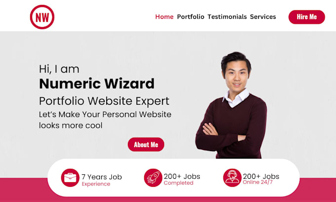 Create a passive income portfolio website by Numeric_wizards | Fiverr