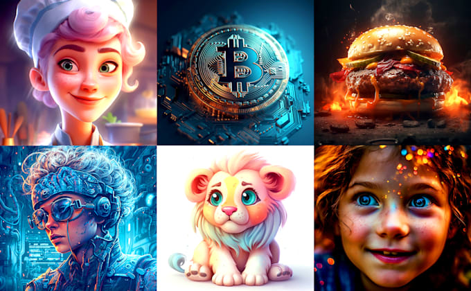 Create concept ai art and characters using midjourney by M6gallery | Fiverr