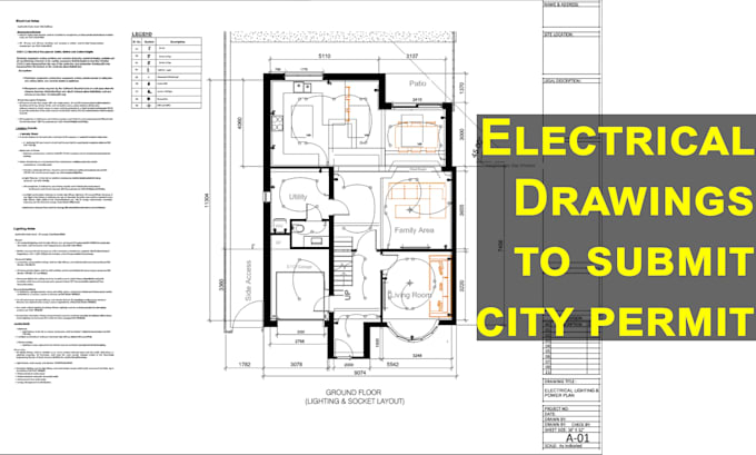 Design city permit plan for electrical drawings, plumbing, hvac, mep in ...