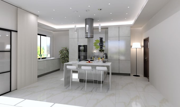 Design your new kitchen by Planetcad | Fiverr