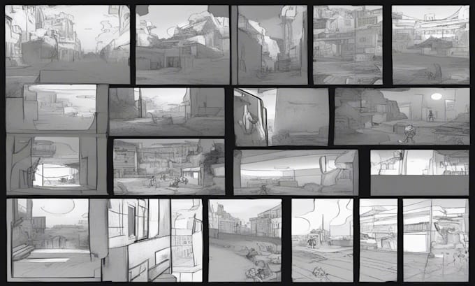 Create storyboard comic page comic strip graphic novel storyboard ...