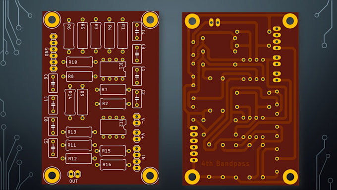 Design pcb boards in eagle pcb design software by Ulinnuhaakbar | Fiverr
