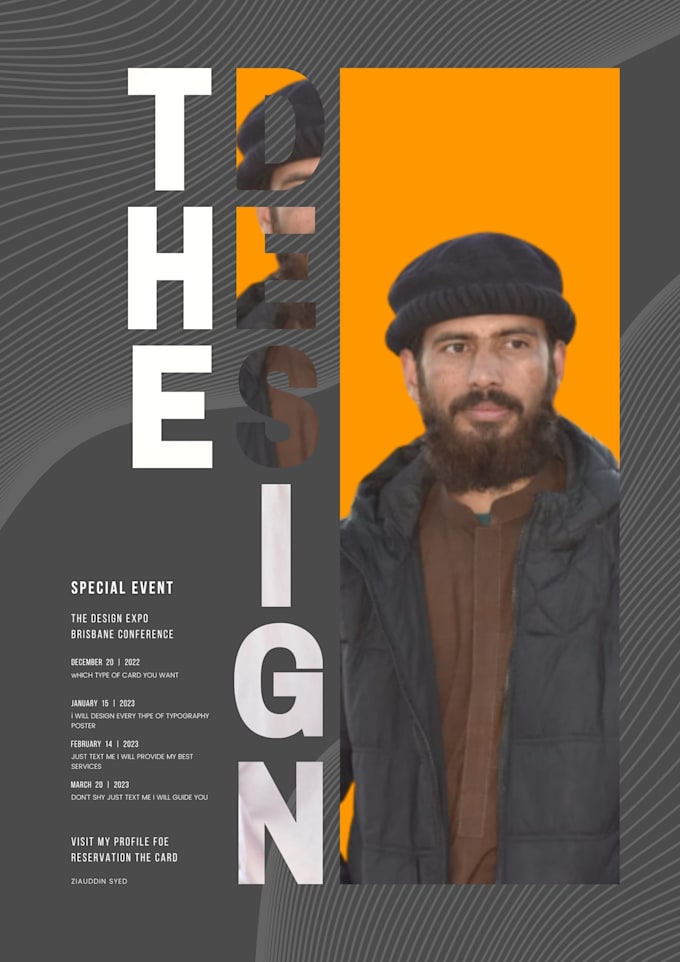 Design custom, elegant and luxury unique typography by Ziauddinsyed318 ...