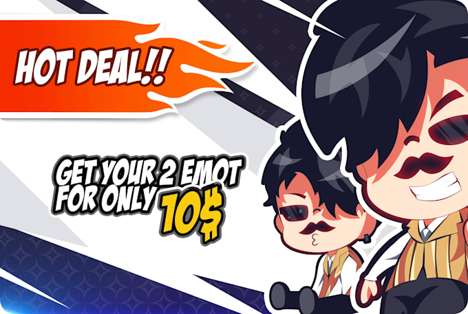 Design custom emote for your twitch ,kick, youtube, stream by ...