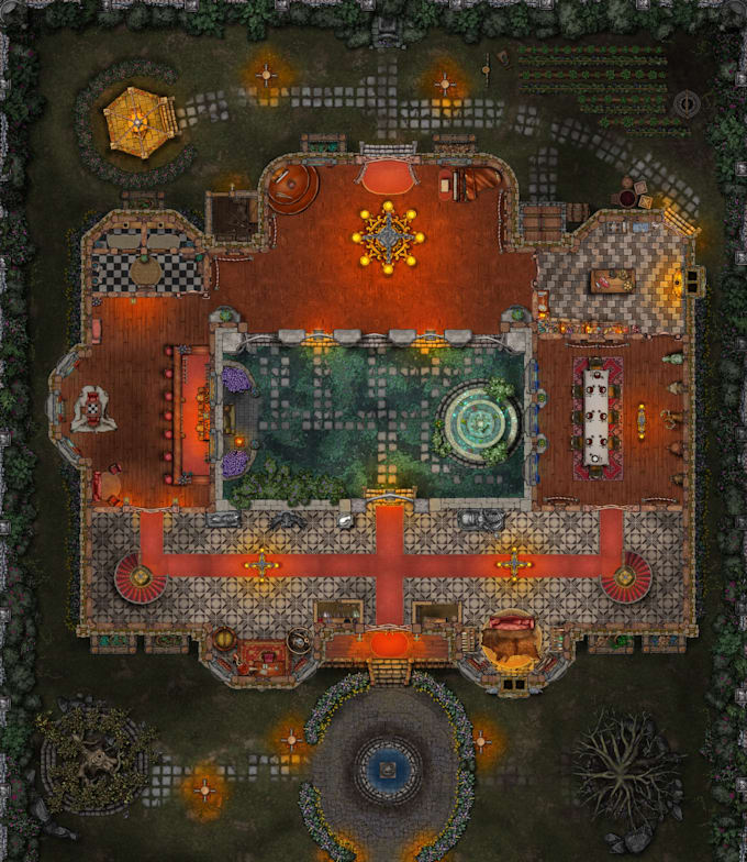 Make your ttrpg battle map by Santiagonoise | Fiverr