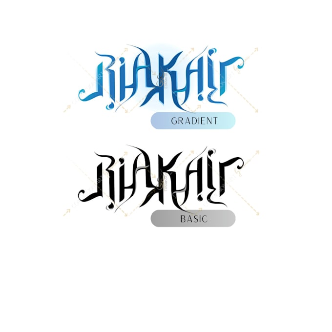 Create ambigram and simple illustration by Arvenxis | Fiverr