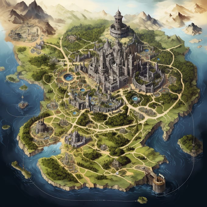 Create your professional fantasy world, regional, city map by Michaloa ... Create your professional fantasy world, regional, city map by Michaloa ...