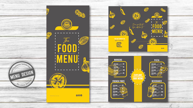 Do creative restaurant food menu, digital menu and food flyer by Laiba ...