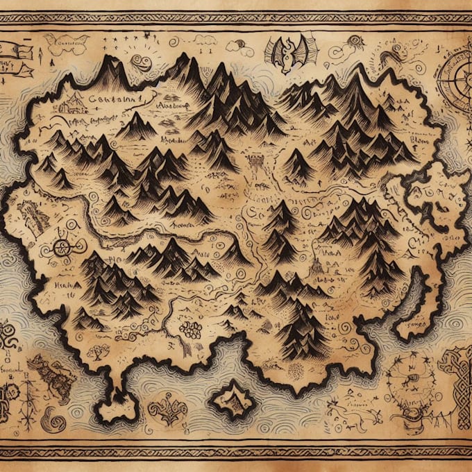 Design a fantasy maps, world maps for you by Woulsaurs | Fiverr