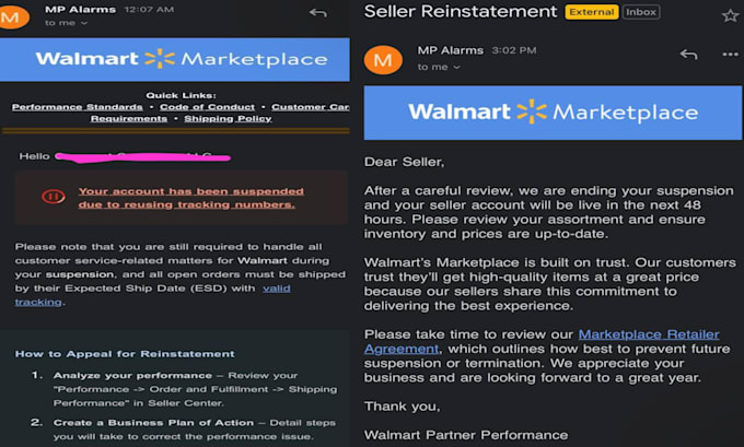 Reinstate and write walmart seller suspension appeal letter by Alamin ...