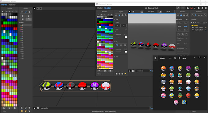 Recreate your reference image into voxel art by Mydesignledger | Fiverr