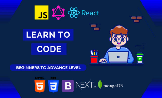 Teach Tutor Or Help You Learn Html Css Javascript React Js Tailwind Css By Toqirehmed Fiverr