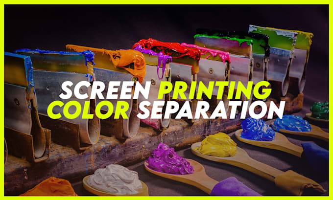 Do color separation, simulation, cmyk, spot, halftone, for screen ...