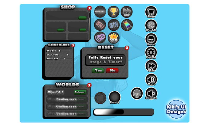 Design professional roblox ui for you by Kiki6190 | Fiverr