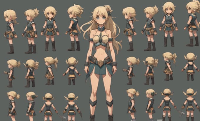 Draw 2d Character Isometric Game Asset Pixel Art Sprite Sheet Animation Y2k Logo By Ibernate2