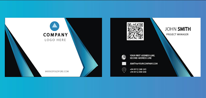 Make your business card by Rukshidimuthu | Fiverr