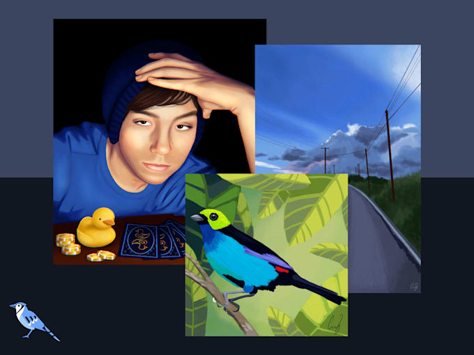 Create custom digital illustrations by Caconnelly | Fiverr