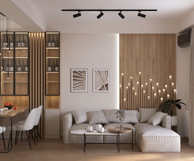 Create exclusive interiot design and 3d renderings by Emispace | Fiverr