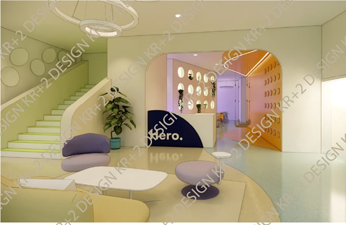 Render your project in enscape, in a cartoon style by Kr2designstudio ...