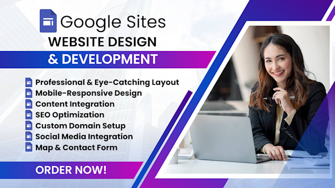 Build google sites website and landing page for business with seo ...