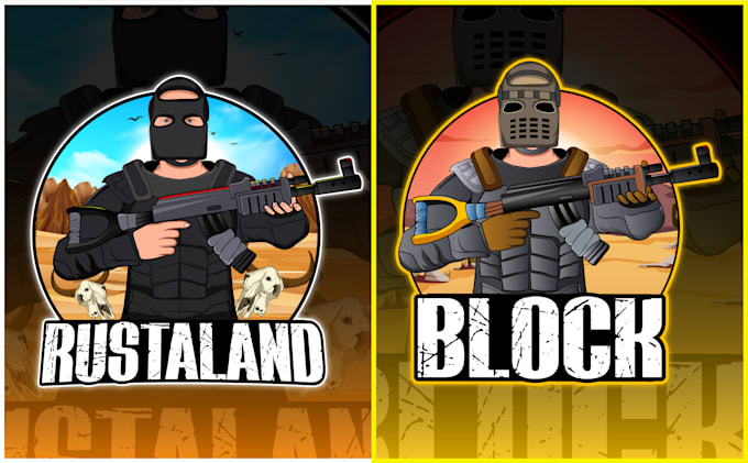 Design rust server logo for discord fivem and roleplay by Aiman_designn ...