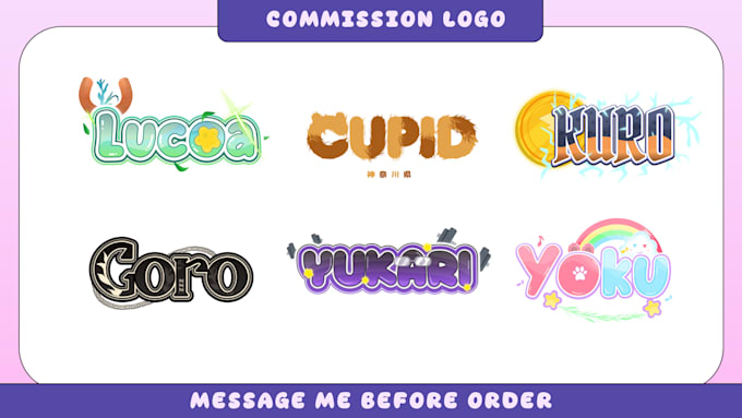 Make design logo vtuber for streamer by Lovelyumi | Fiverr