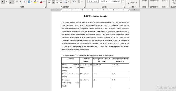 Do ms word document creating, formatting, editing, charts by Akniloy907 ...