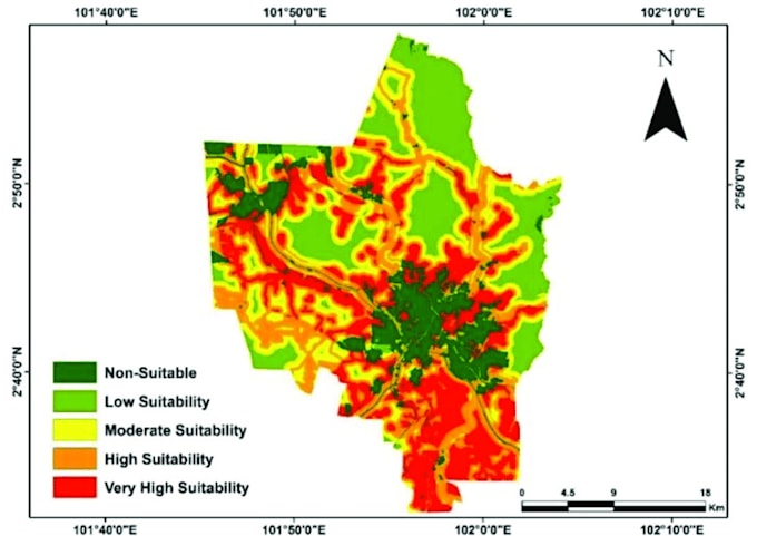 Gis site suitability analysis using arcgis model builder by ...