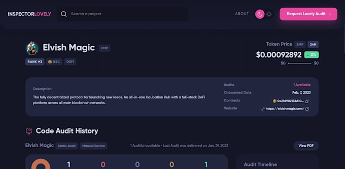 Conduct a comprehensive audit of the token smart contract by Velvet_tech | Fiverr