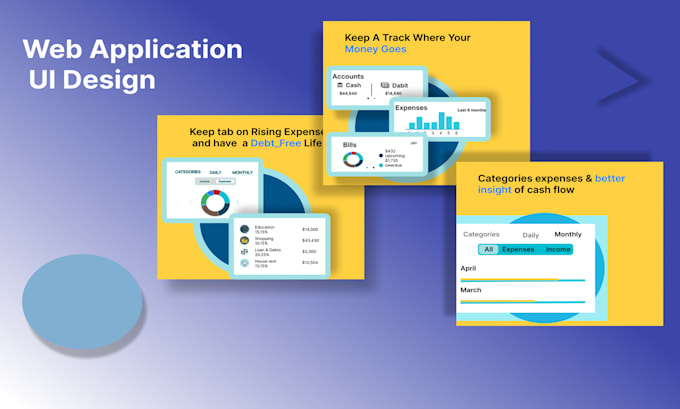Design mobile app and web app prototype ui ux mockup by A1webdesigning ...