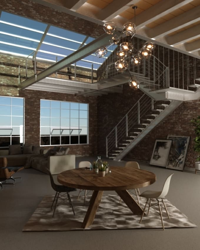 Make a premium interior architecture rendering services by ...