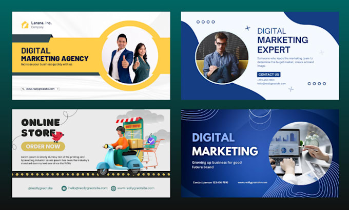 Create a facebook cover photo banner design by Graphic_picazzo | Fiverr