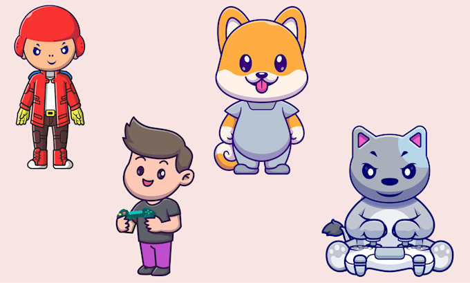 Draw 2d game characters and game assets by Haseeb_sheikh66 | Fiverr