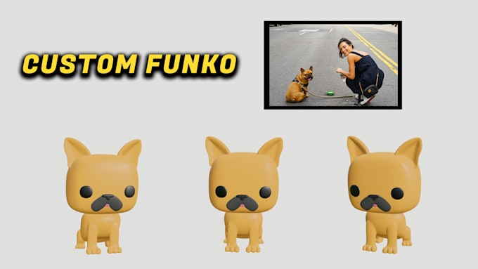 Create custom funko pop ready for 3d printing by Studiodigital3d | Fiverr